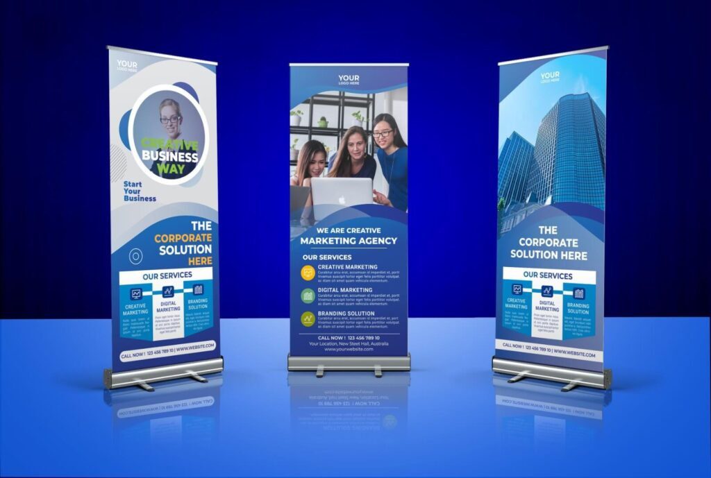 Rollup Stands - Riyadh Print Shop Premium Design and Printing Services ...